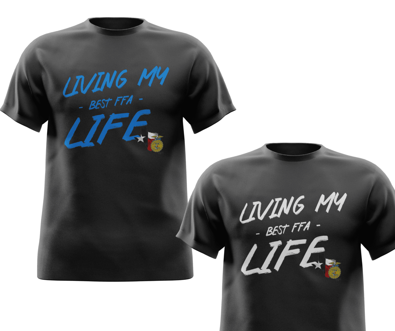 Best FFA Life T-Shirt Gray - East Texas T-Shirts and More