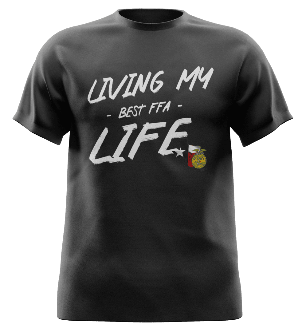 Best FFA Life T-Shirt Gray - East Texas T-Shirts and More
